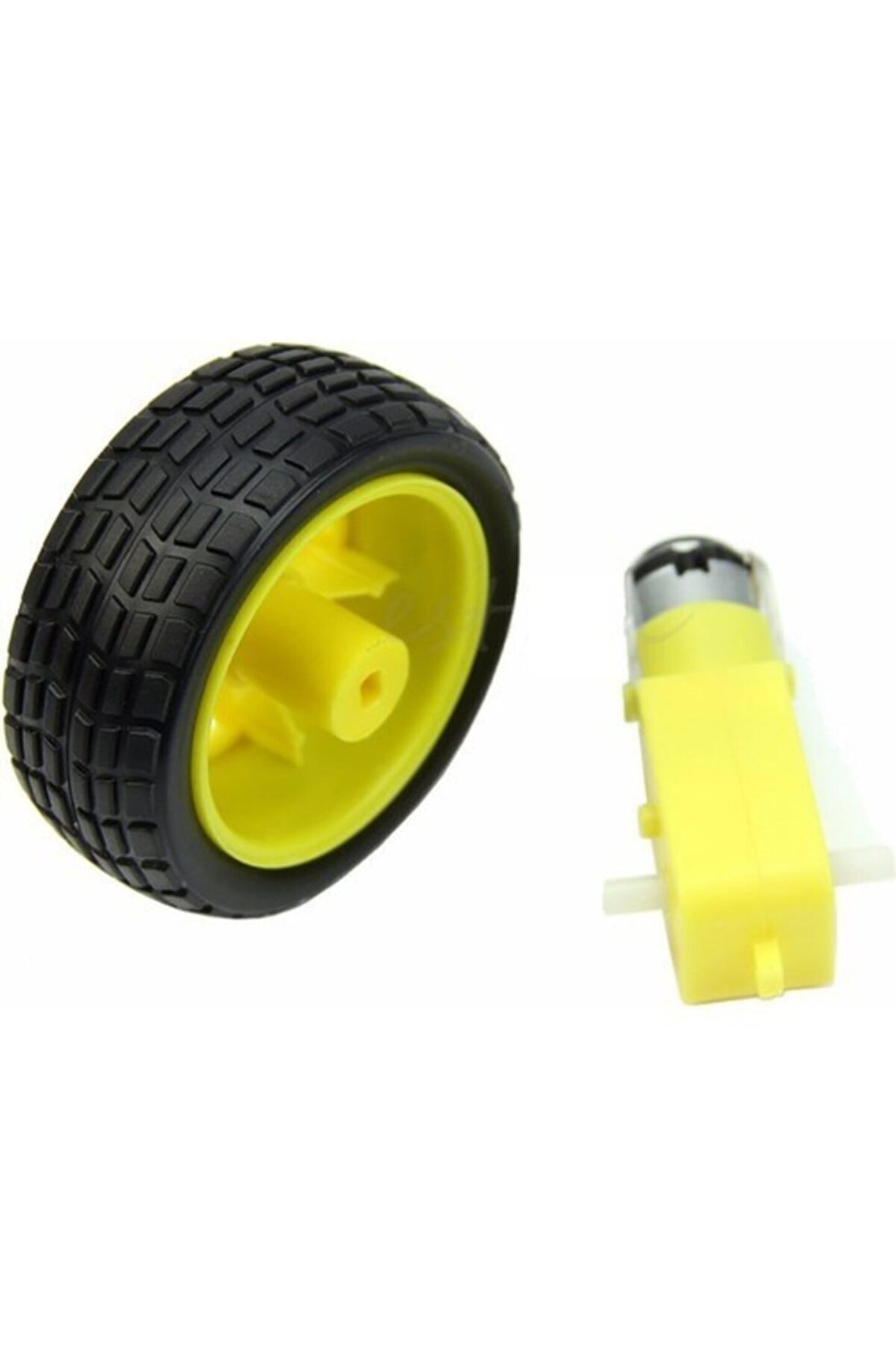 Arduino Robot Tekerlek Ve Dc Motor Seti - Redüktörlü Mo | Vartabi