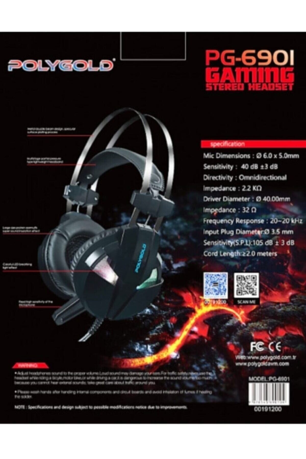 Polygold Pg-6901 7.1 Rgb Game Oyuncu Kulaklık | Vartabi