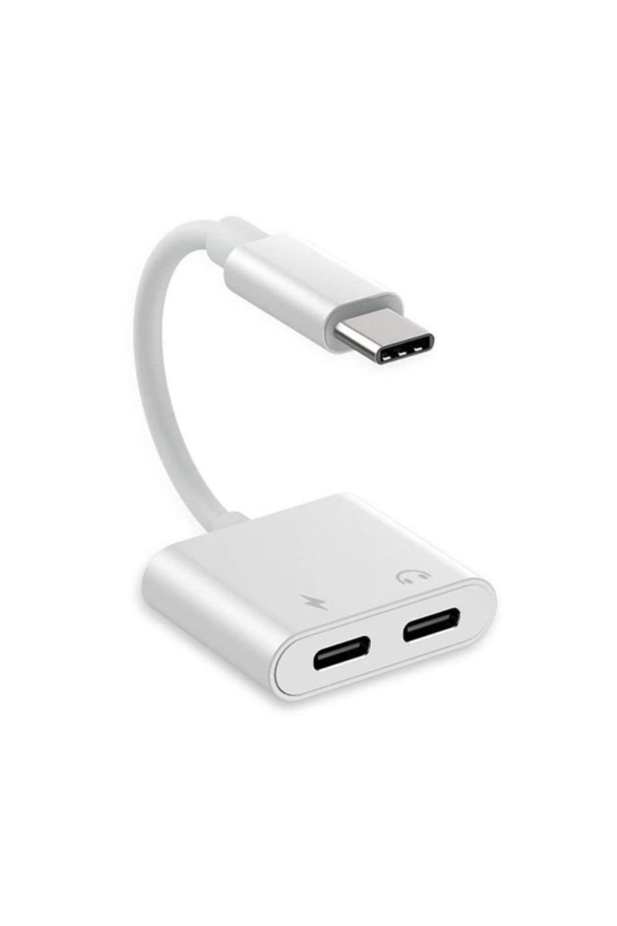 Type C To 2 Type C Çevirici Usb C Şarj Ve Kulaklık Dönü | Vartabi