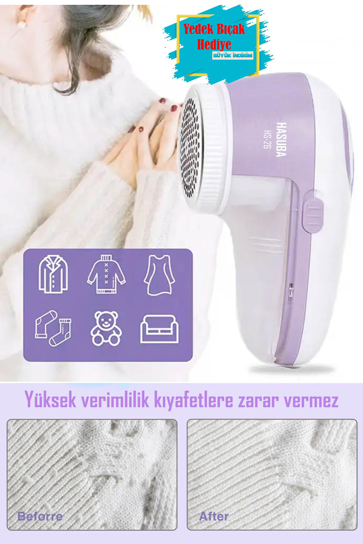 Tiftik Temizleyici - Şarjlı Profesyonel Tiftik Temizlem | Vartabi